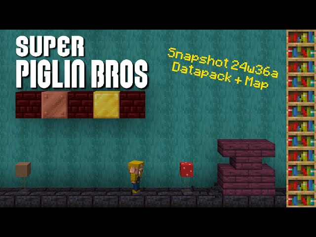 Super Piglin Bros - Snapshot 24w36a Map Minecraft Map