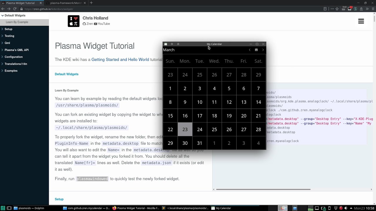 [Plasma5 Widget Tutorial] Forking An Existing Widget