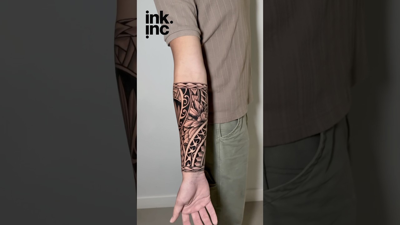Polynesian Forearm Sleeve | Tribal Tattoo Ideas.