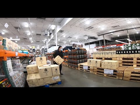 Working at Costco in June 2021