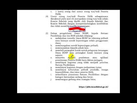 Larangan Penggunaan Dana Bos 2023, Sanski dan Cara Membuka dan Menggunakan Web Tanya Bos Kemdikbud