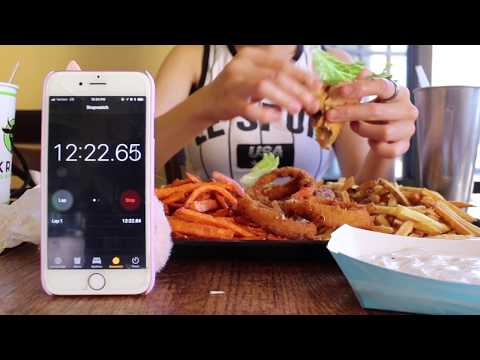 Krave Kobe Burger Grill | Karnivore Kolossal 6lb Burger Challenge | RainaisCrazy | Glendora, CA
