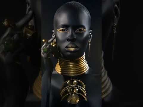 black women's studio pose [creative photography] #photography