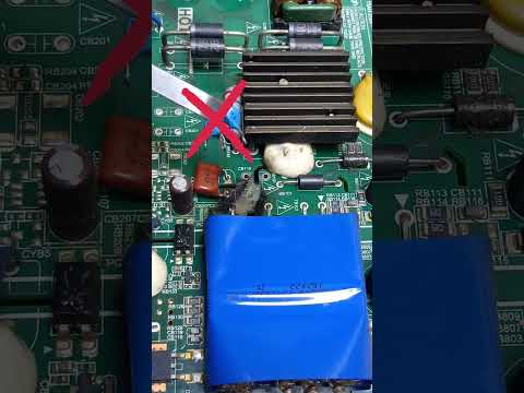 Remove ceramic capacitor #psu #led #lce