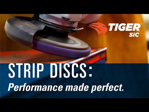 Tiger Silicon Carbide Strip Discs