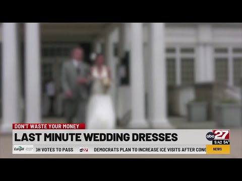 Don't Waste Your Money: Last Minute Wedding Dresses