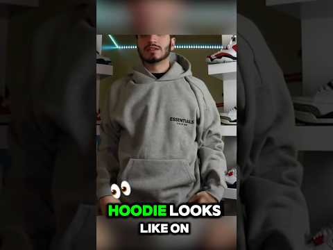 IS THIS ESSENTIALLY FEAR OF GOD DARK OATMEAL HOODIE WORTH IT?! ON BODY #fearofgod #fashion #outfit