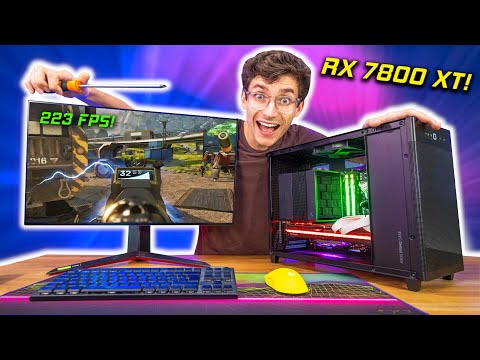 The AMD RX 7800 XT Gaming PC Build 🙌 - Full Gameplay Benchmarks!