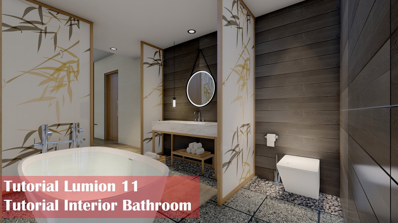 Tutorial Lumion 11 - Tutorial 9 - Tutorial Interior Bathroom
