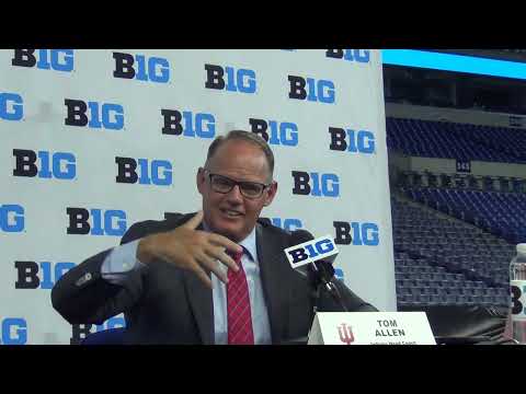 Watch: IU football coach Tom Allen full 2023 Big Ten media day breakout ...