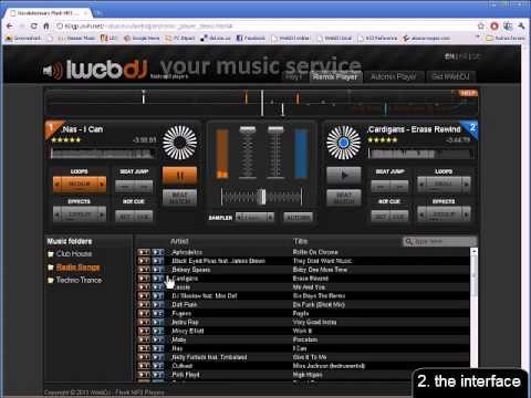 iWebDJ - Online DJ Mixer (the basics)