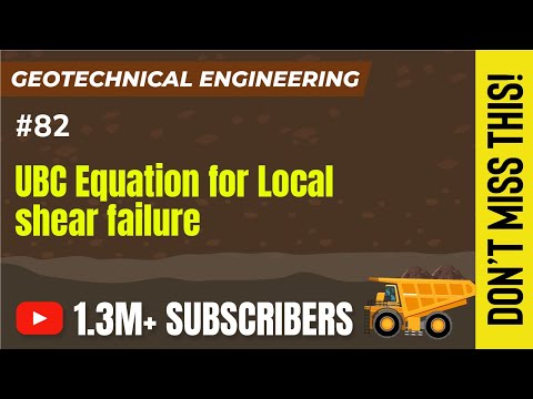 UBC Equation for Local shear failure - Geotechnical Engineering - GATE ...
