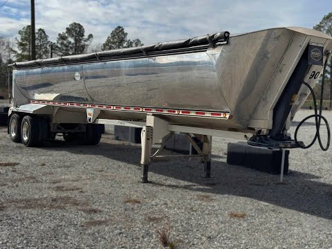 2018 MAC Trailer 40ft End Dump Trailer - Quarter Frame, Aluminum Tub, Tandem Axle, Tarp, Coal Chute