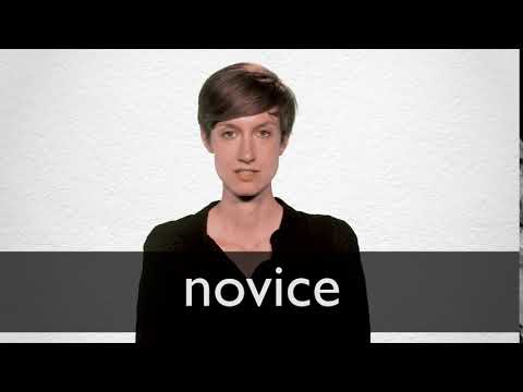 How to pronounce NOVICE in British English