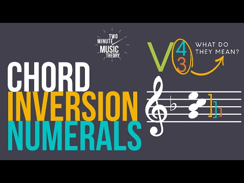 What Do Chord Inversion Numerals Mean? | TWO MINUTE MUSIC THEORY #72