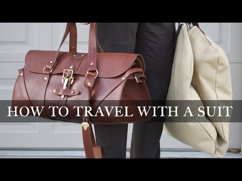 How to Travel With a Suit