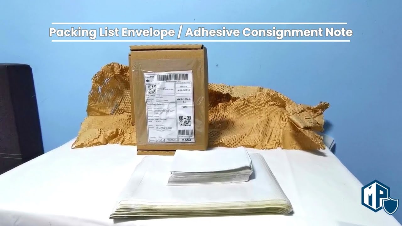 Introduce Packing List Envelope / Adhesive Consignment Note