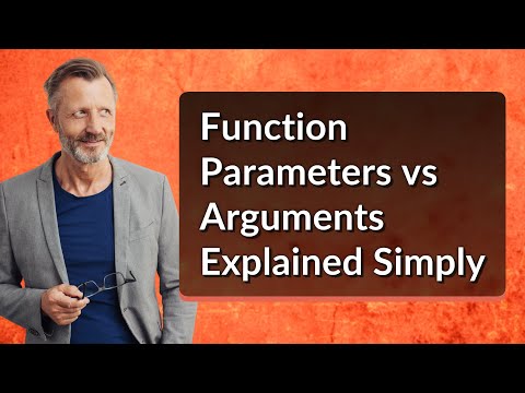 Function Parameters vs Arguments Explained Simply