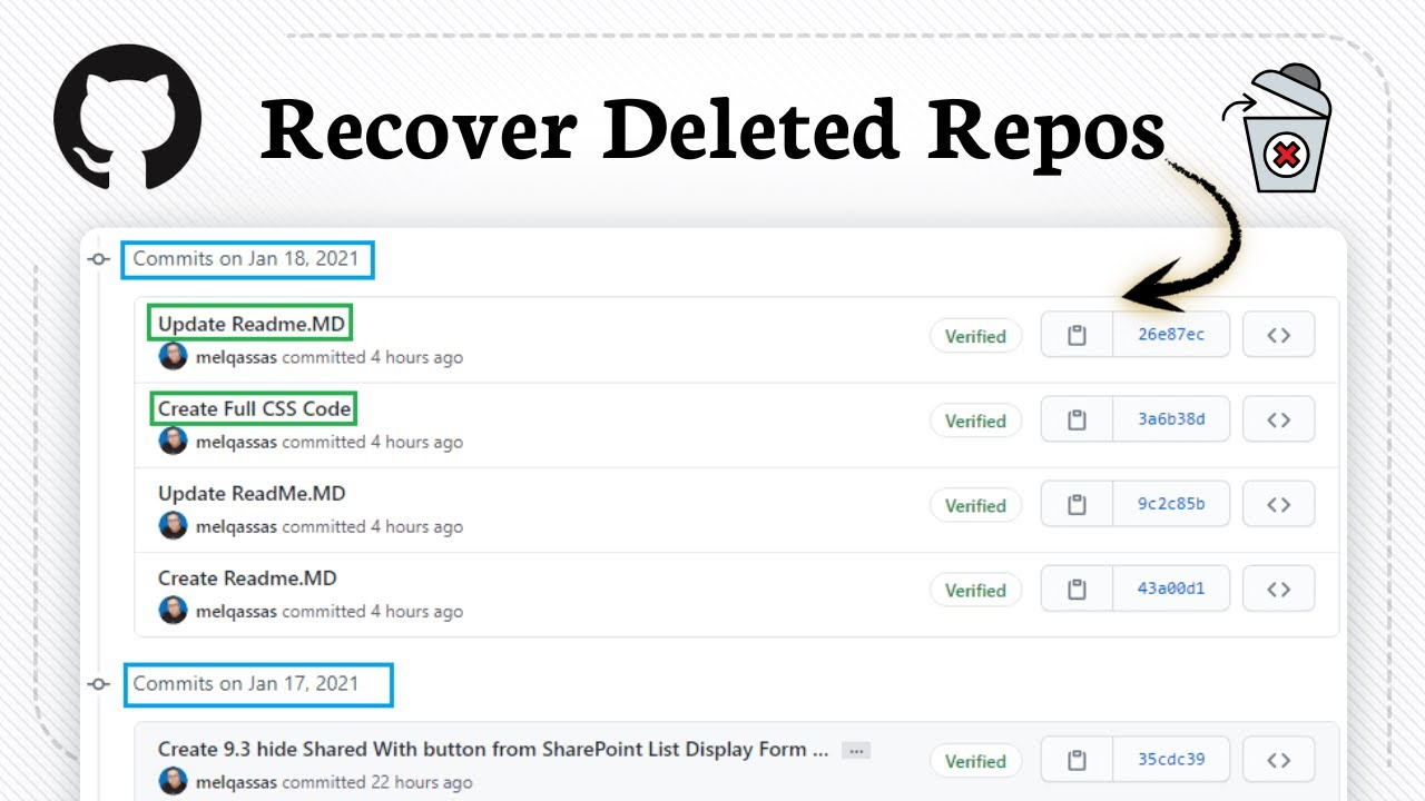 How to find deleted GitHub repositories (Recovery Steps)