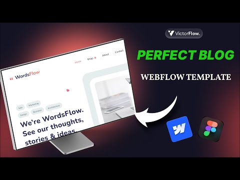 Create Stunning Blogs & Editorial Websites in Webflow | WordsFlow Template