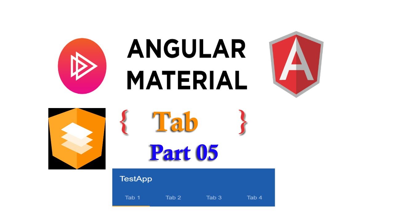 Angular material Tutorial, Angular Material Tab example,Angular Tab example,Angular with Testycodeiz