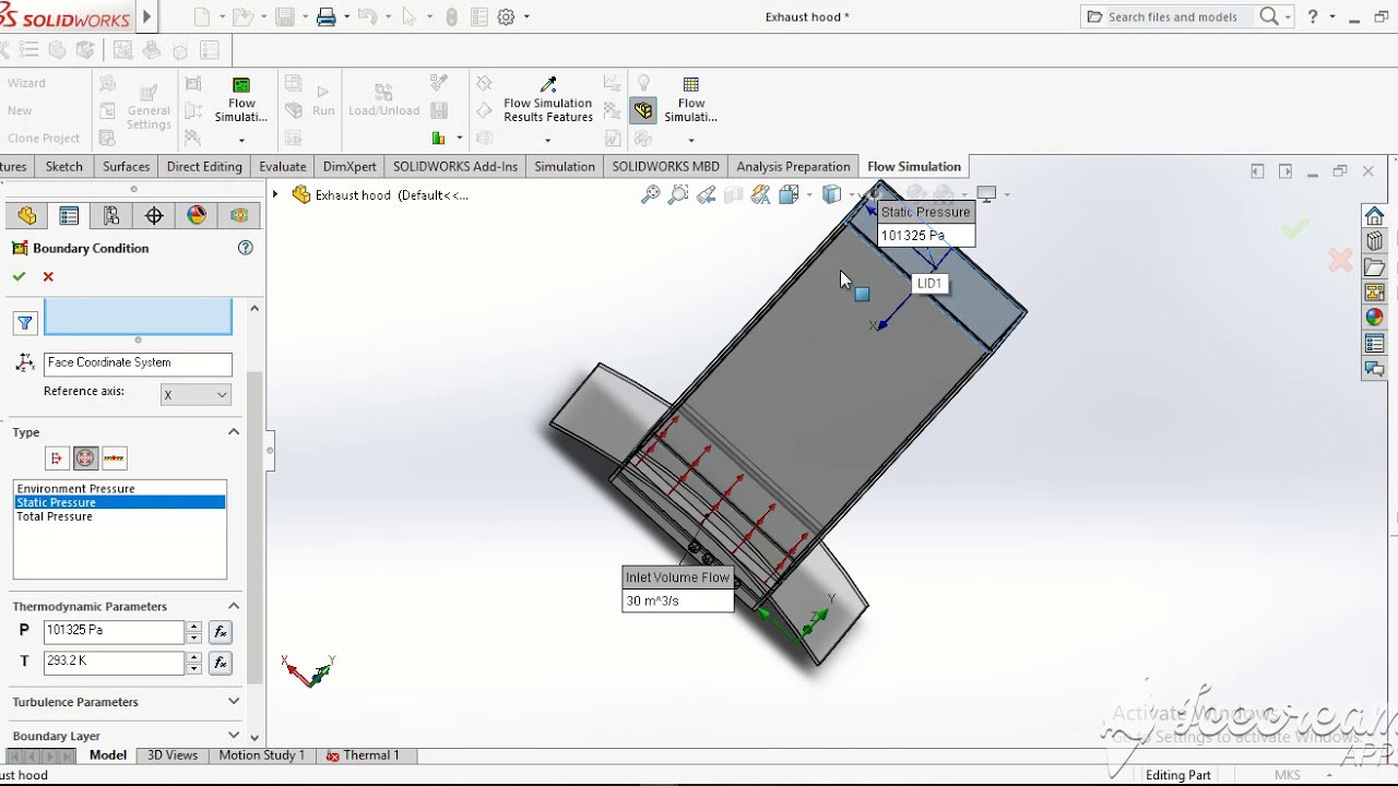 solidworks internal flow simulation tutorial, QuickSteps, Basic