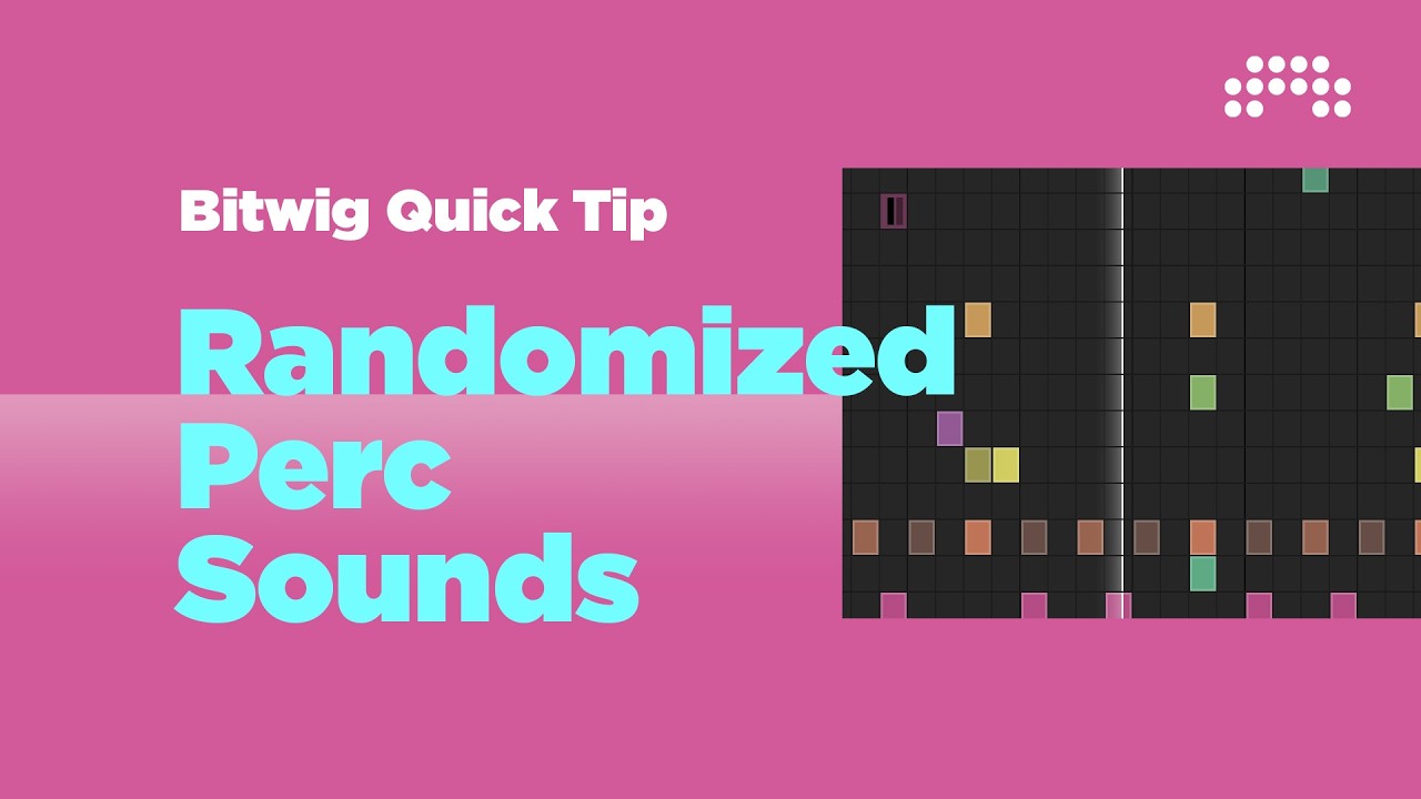 Bitwig Quick Tip: Randomized Percussion Sounds