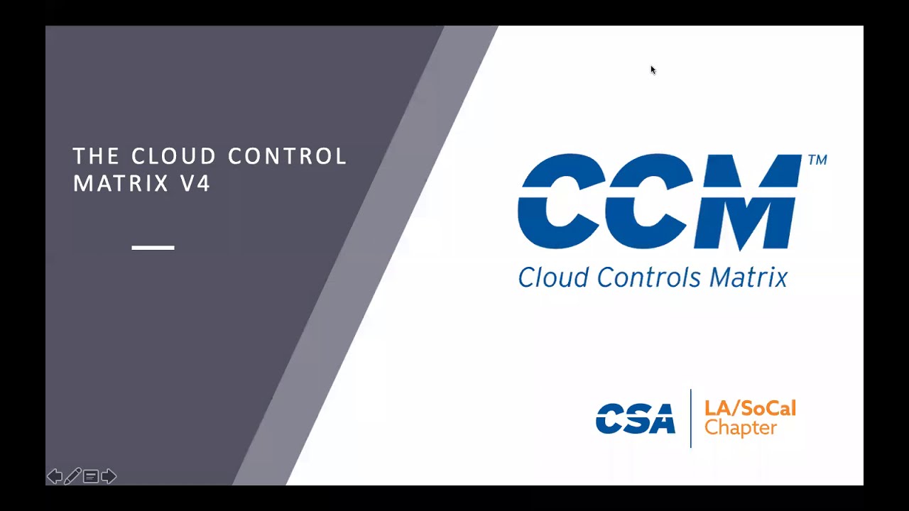 What is Cloud Controls Matrix