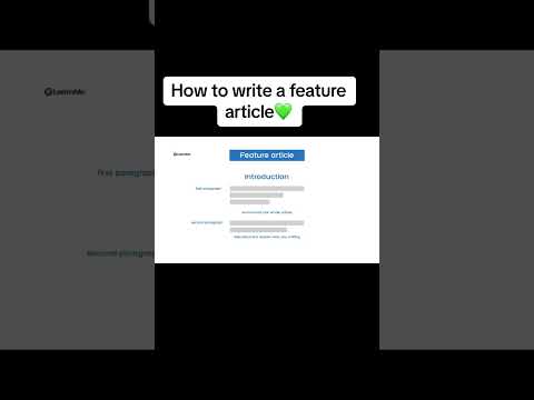 Feature article ????