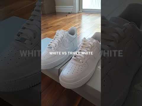 Nike Air Force 1 WHITE VS TRIPLE WHITE
