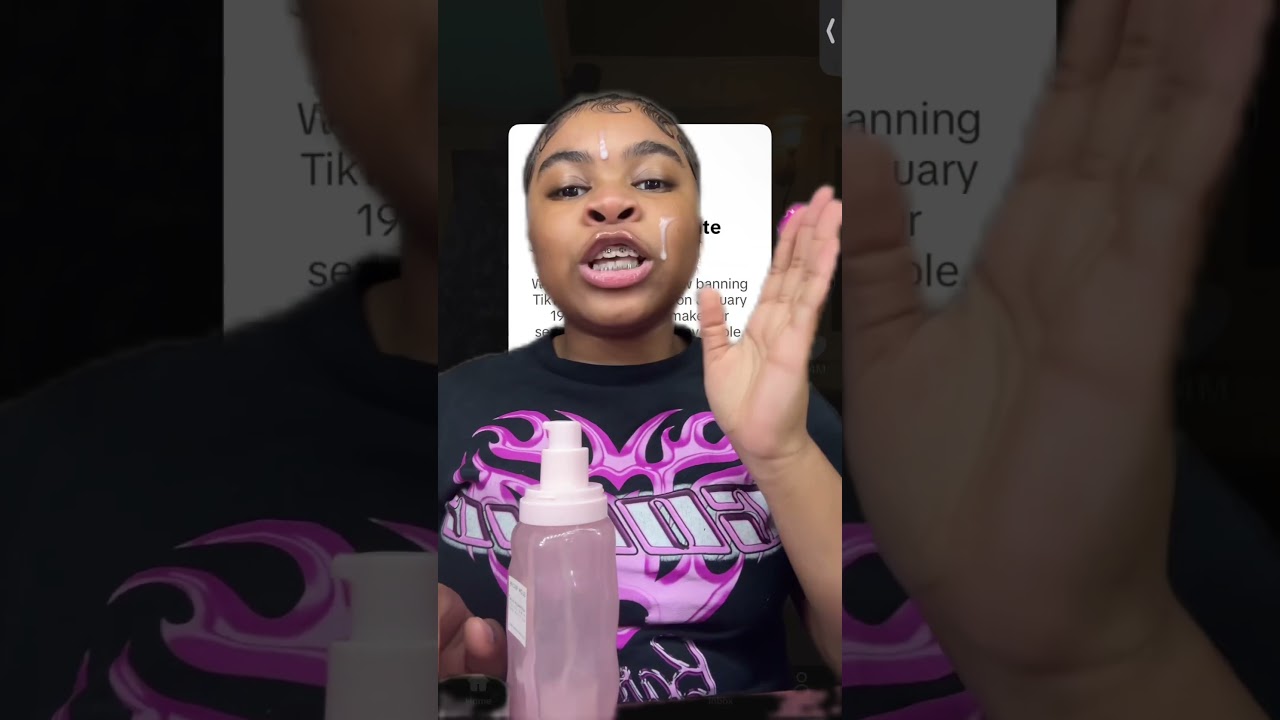 TIKTOK IS DEFINITELY GETTING BANNED‼️🤯 #skincare #grwm #toktok #diary
