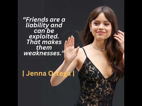 Jenna Ortega's Wednesday Quotes #shorts #trading #wednesday #jennaortega #viral #shortvideo #quotes