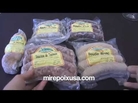 What is blood sausage, andouillette, and boudin?