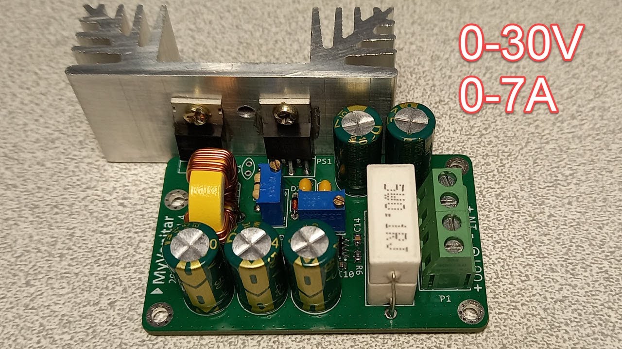 0-30V, 0-7A Adjustable Switching Power Supply [CC-CV, with LED ...