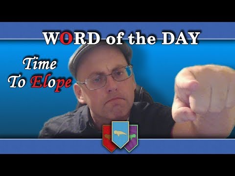 Concerning Elope | Word of the Day