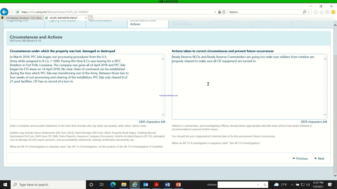 GCSS ARMY - Creating a FLIPL on eFLIPL