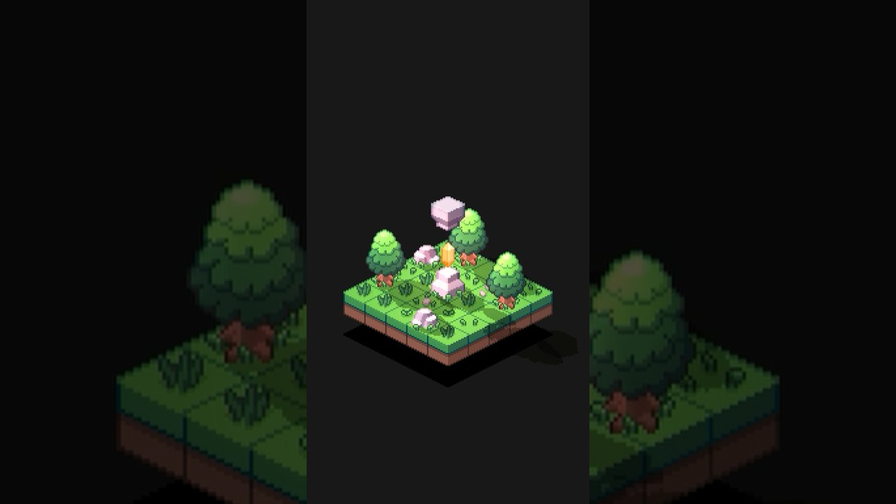 Procedural generation with Perlin Noise #gamedev #pixelart #coding #programming