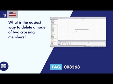 [EN] FAQ 003563 | What is the easiest way to delete a node of two crossing members?