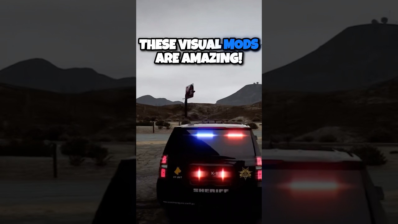 These Visual Mods 😍 #fivem #lspdfr #gtav