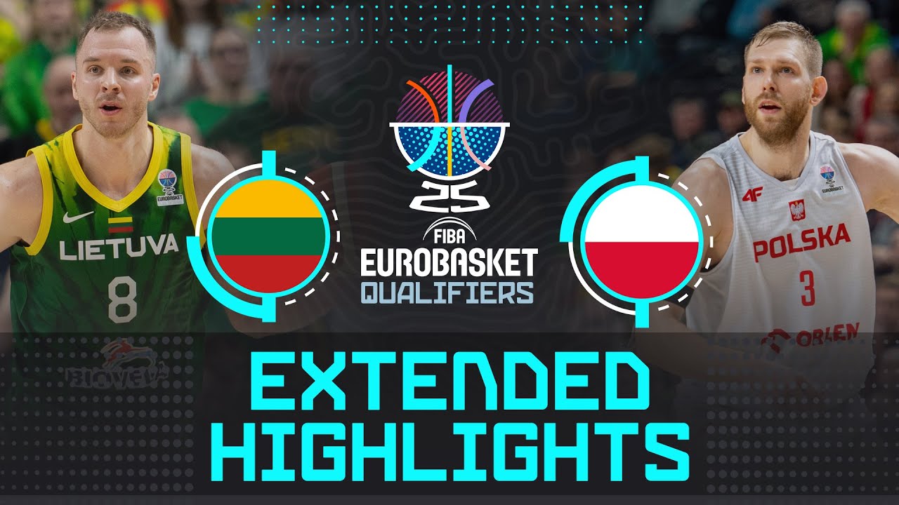 Lithuania Stats, Games, Results, Rosters, Photos & Videos - FIBA EuroBasket 2025 Qualifiers ...
