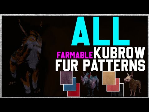 All Farmable KUBROW FUR PATTERNS of Warframe - What they look like & How to get them