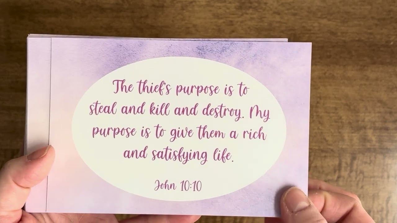 Prayer cards - DollarTree 