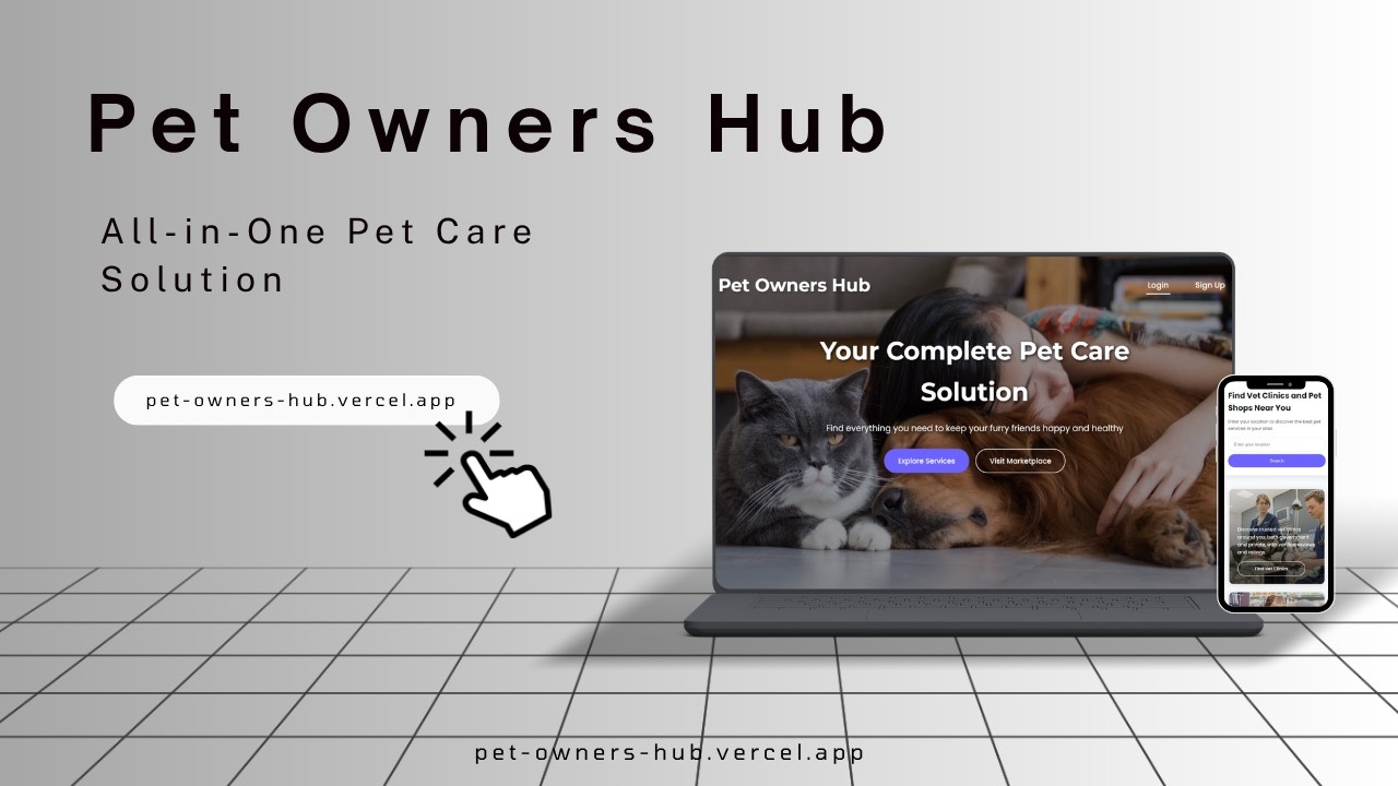 Pet Owners Hub - Complete Platform Demo | All-in-One Pet Care Solution