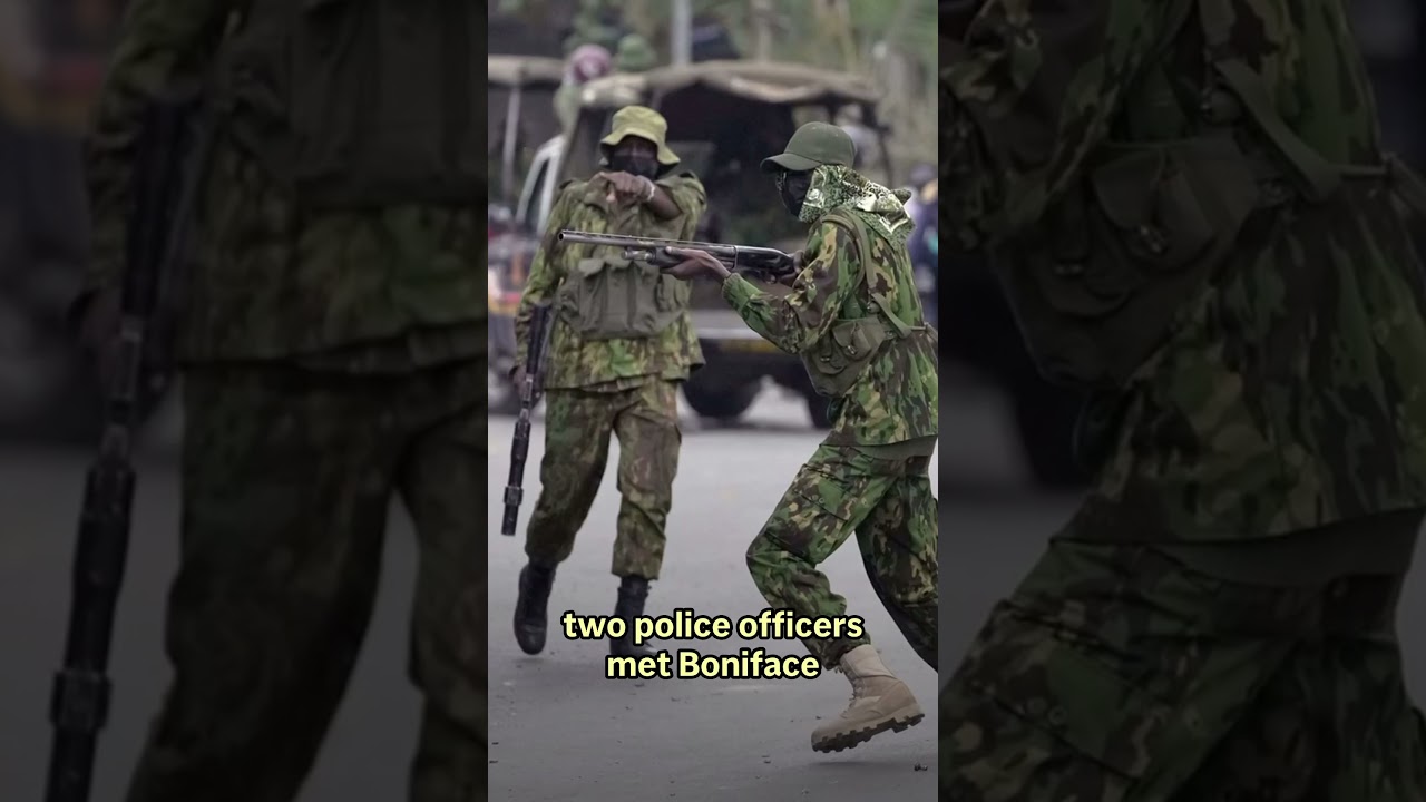 AP photographer captures Kenyan police shooting a man during a protest