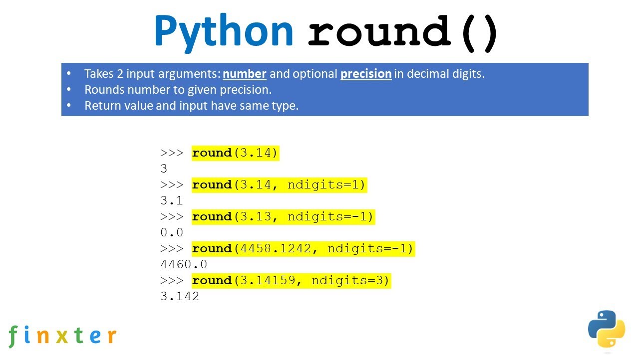 Python round() — A Helpful Interactive Guide