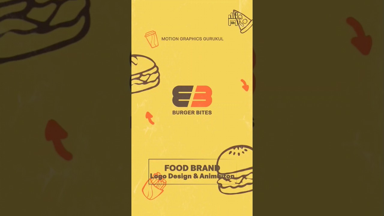 Burger Bites Logo Animation #burger #foodbusiness #logoanimation