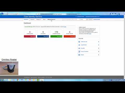 Unlocking a NHS Smartcard