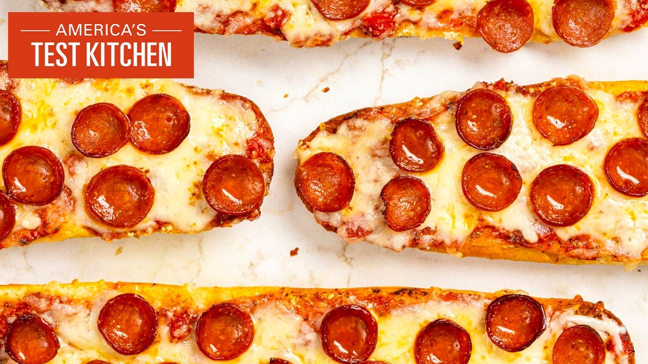 The Best Recipe for a Crispy Pepperoni French Bread Pizza | America's Test Kitchen