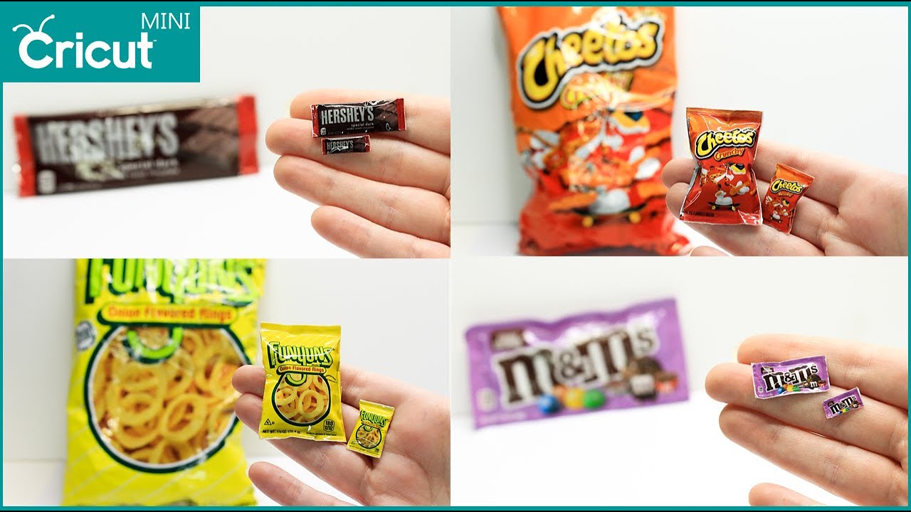 DIY Miniature Food Packaging with a Cricut | Dollhouse Printables | Mini Brands