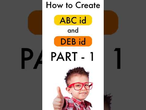 How to Create ABC id & DEB id PART - 1 | @theopencampus | #shorts
